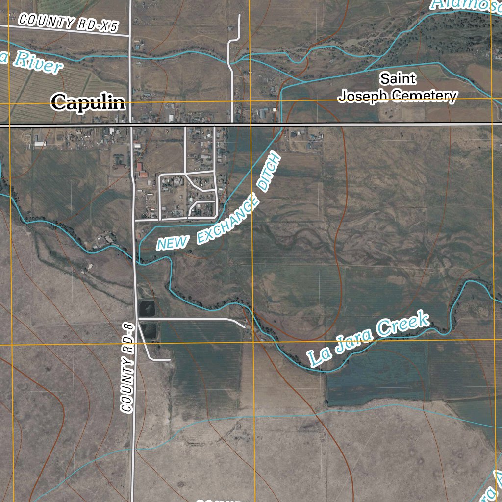 Capulin, CO (2010, 24000-Scale) Map by United States Geological Survey ...