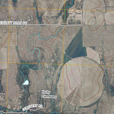 Holly East, CO-KS (2010, 24000-Scale) Map by United States Geological ...