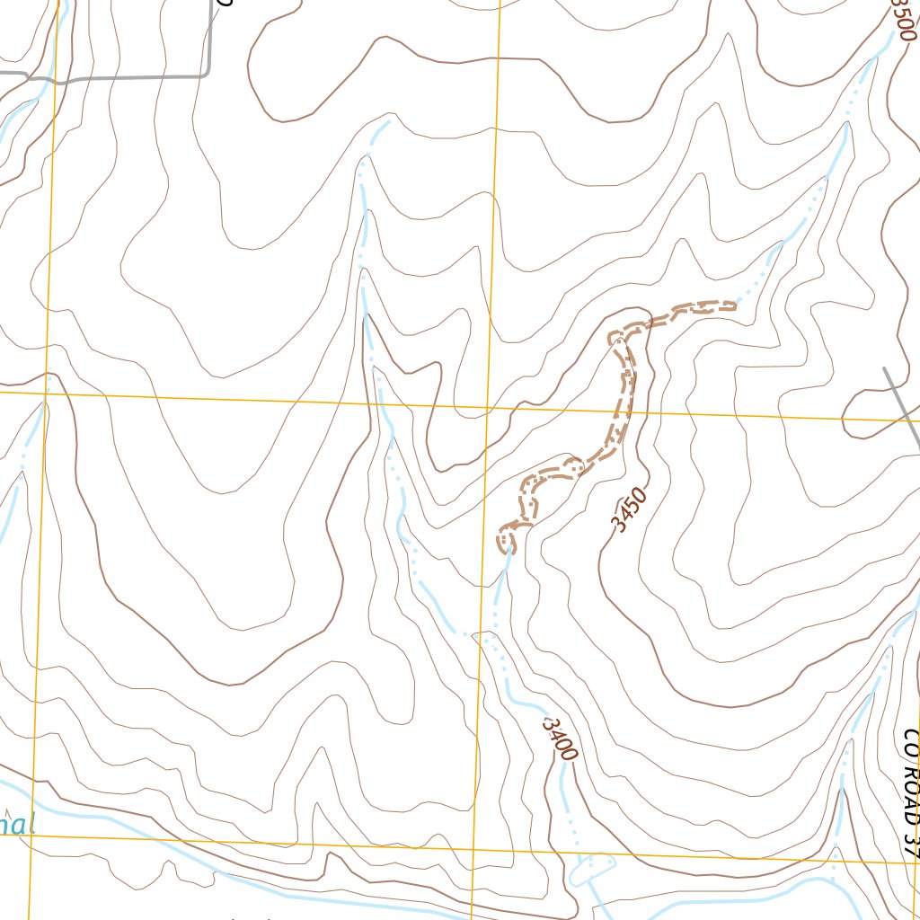 Holly East, CO-KS (2013, 24000-Scale) Map by United States Geological ...
