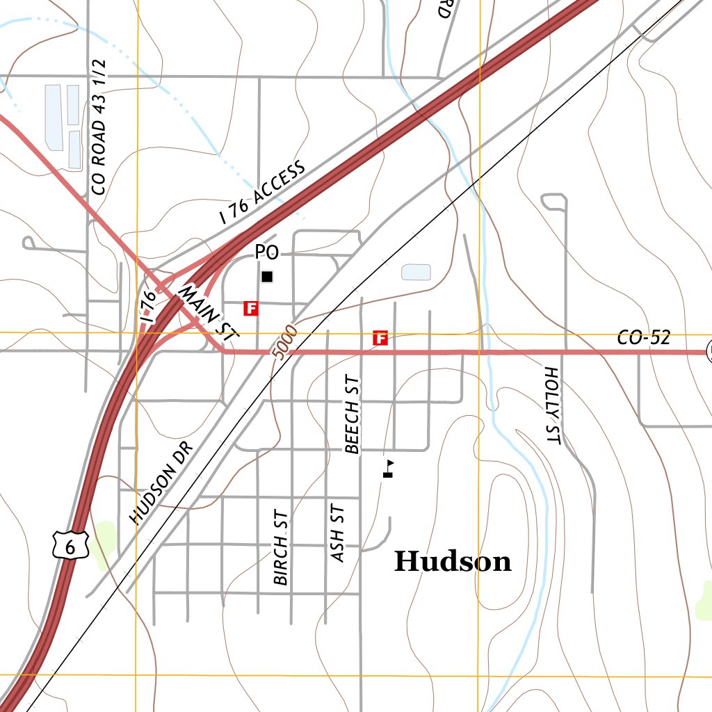 Hudson, CO (2013, 24000-Scale) Map by United States Geological Survey ...