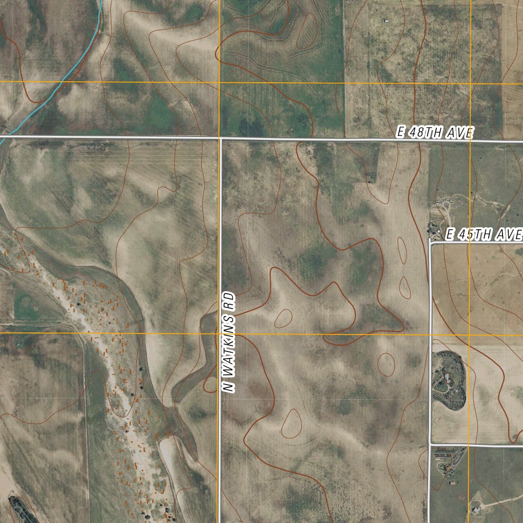 Manila, CO (2010, 24000-Scale) Map by United States Geological Survey ...