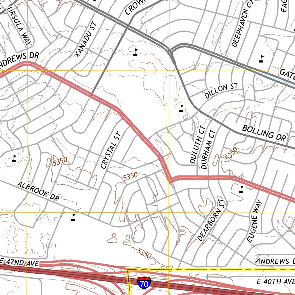 Montbello, CO (2013, 24000-Scale) Map by United States Geological ...
