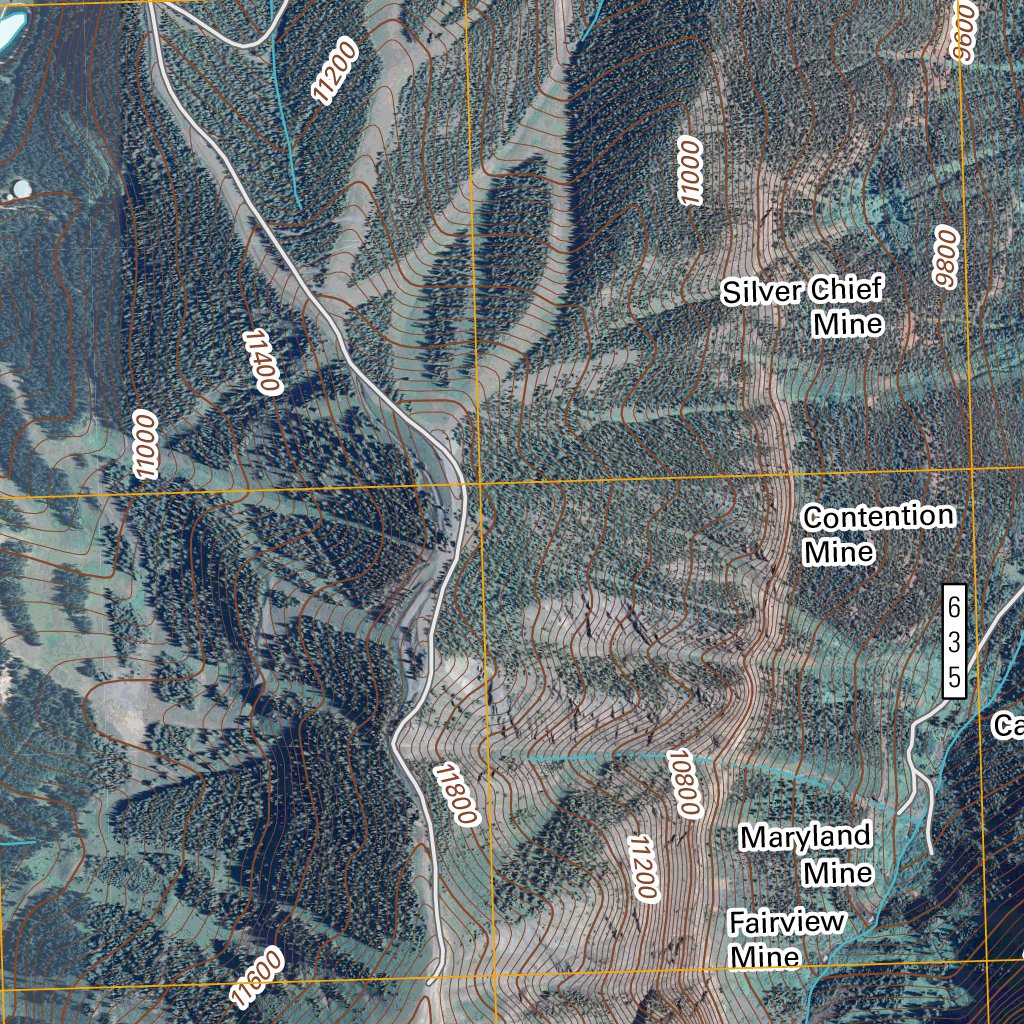 Telluride, CO (2011, 24000-Scale) Map by United States Geological ...