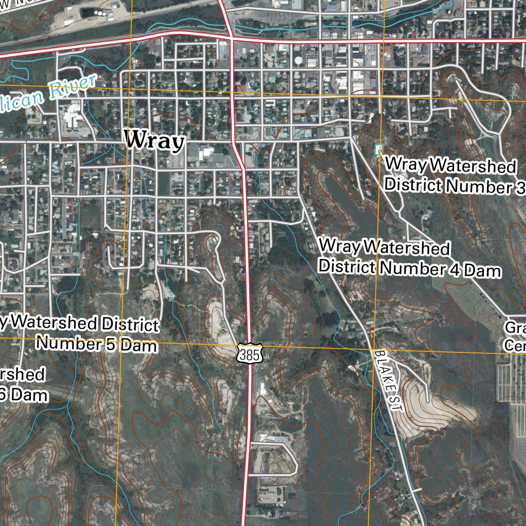 Wray, CO (2010, 24000-Scale) Map by United States Geological Survey ...