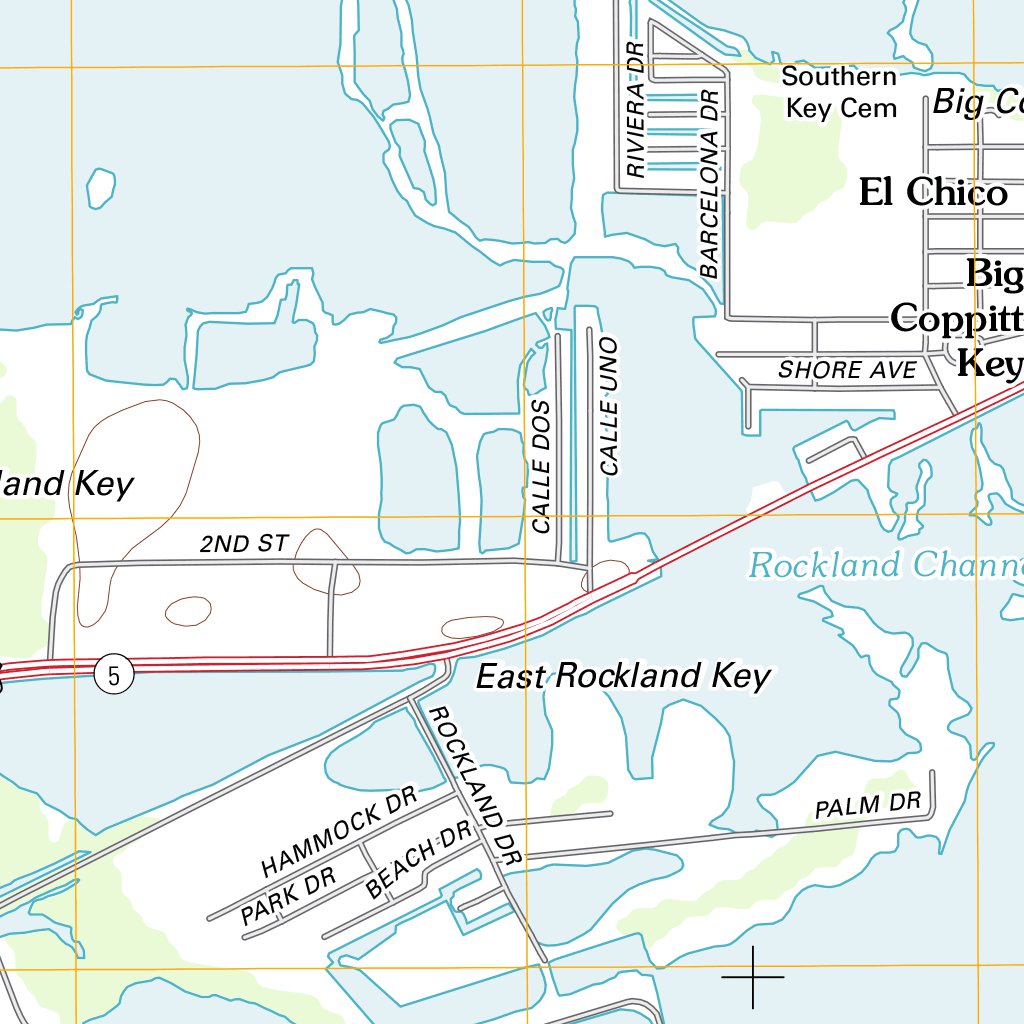 Boca Chica Key, FL (2012, 24000-Scale) Map by United States Geological ...