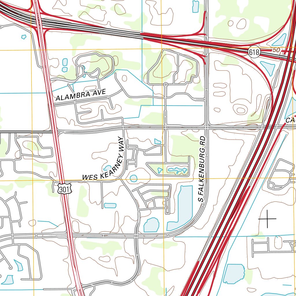 Brandon, FL (2012, 24000-Scale) Map by United States Geological Survey ...