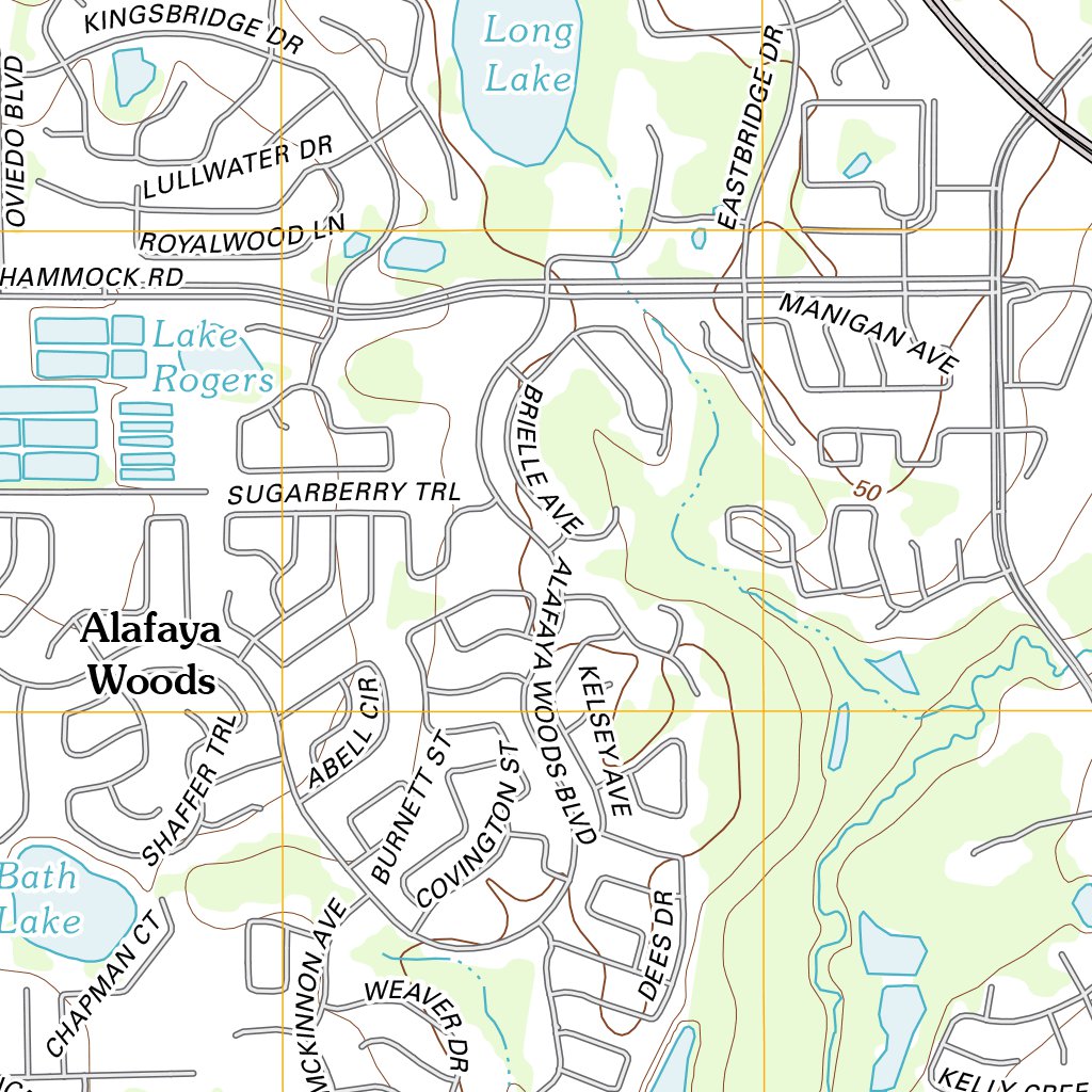 Oviedo, FL (2012, 24000-Scale) Map by United States Geological Survey ...