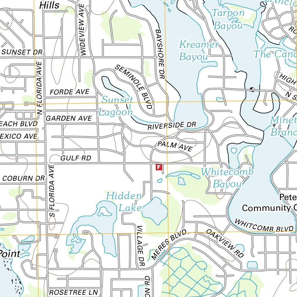 Tarpon Springs, FL (2012, 24000-Scale) Map by United States Geological ...