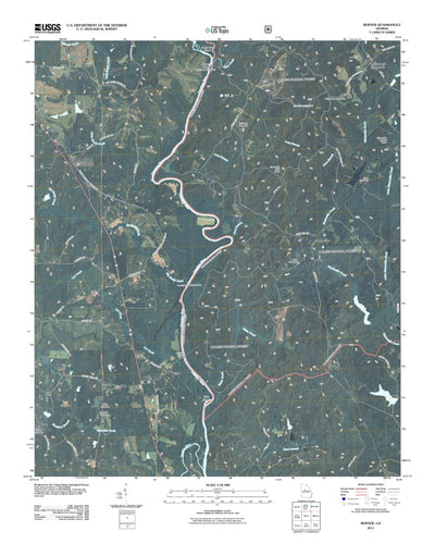 Berner, GA (2011, 24000-Scale) Map by United States Geological Survey ...