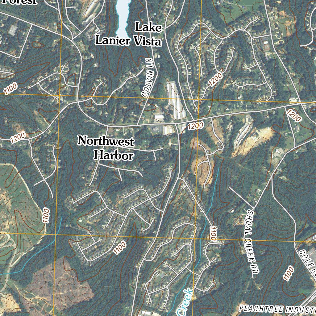 Buford Dam, GA (2011, 24000-Scale) Map by United States Geological ...