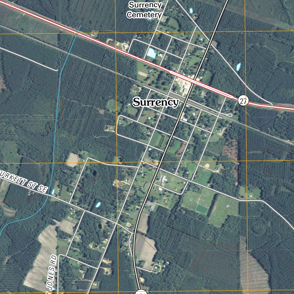 Surrency, GA (2011, 24000-Scale) Map by United States Geological Survey ...