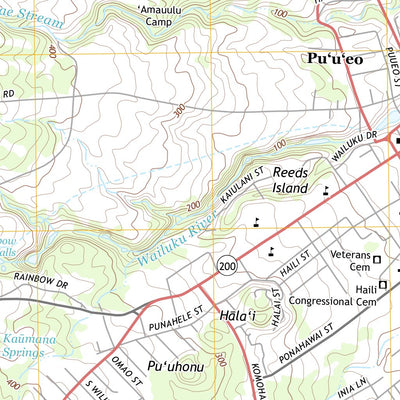 Hilo, HI (2013, 24000-Scale) Map by United States Geological Survey ...