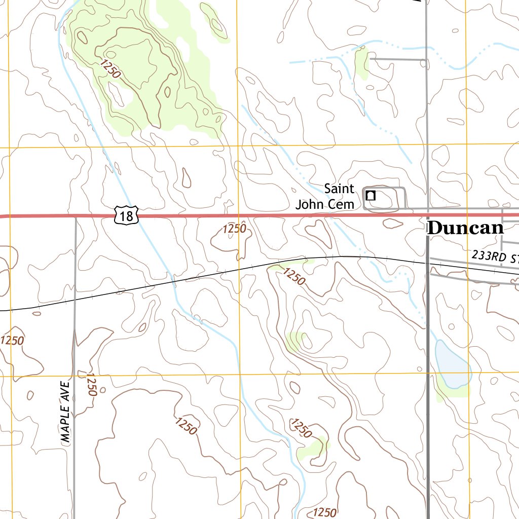 Duncan, IA (2013, 24000-Scale) Map by United States Geological Survey ...