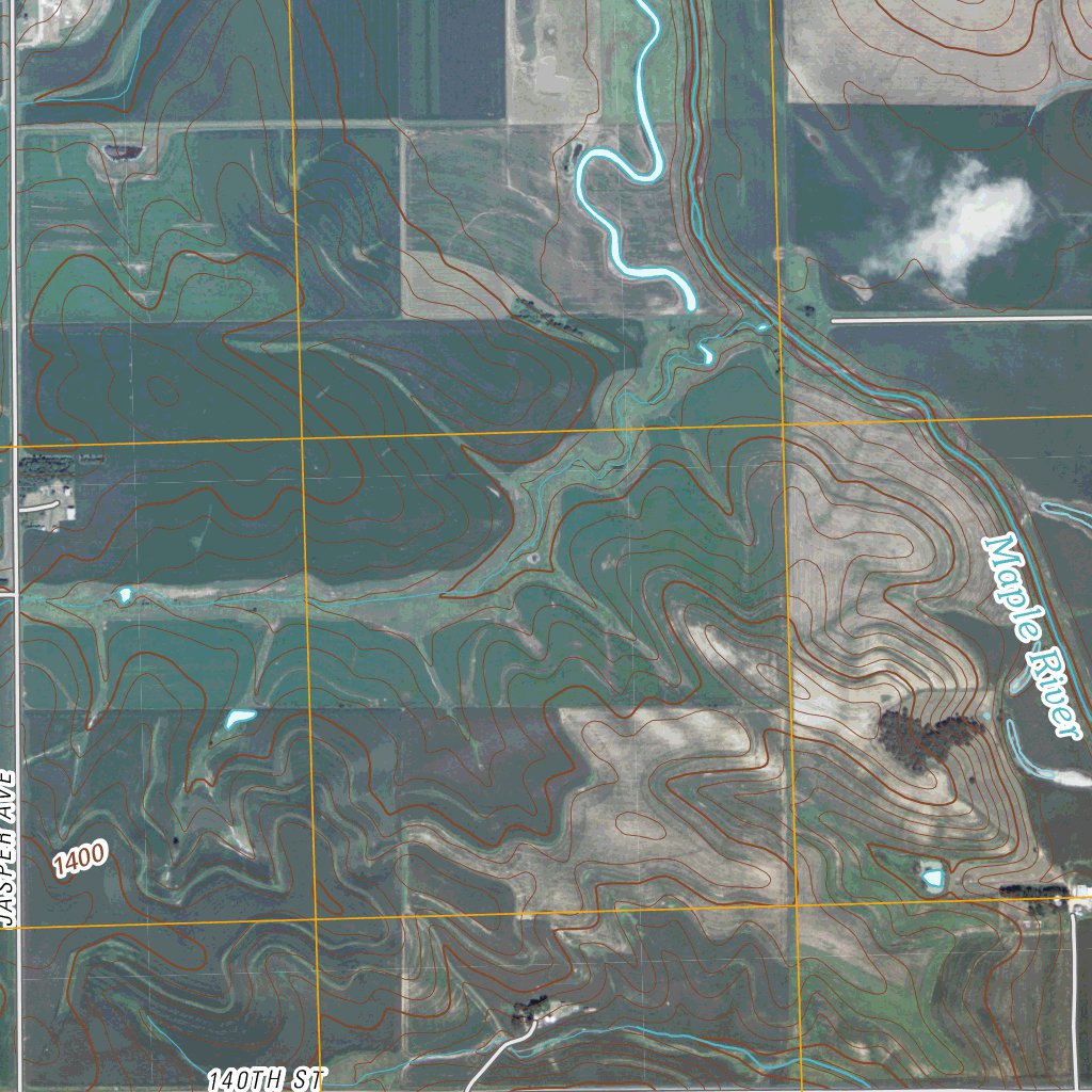 Galva, IA (2010, 24000-Scale) Map by United States Geological Survey ...