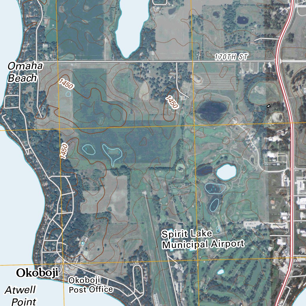 Okoboji, IA (2010, 24000-Scale) Map by United States Geological Survey ...