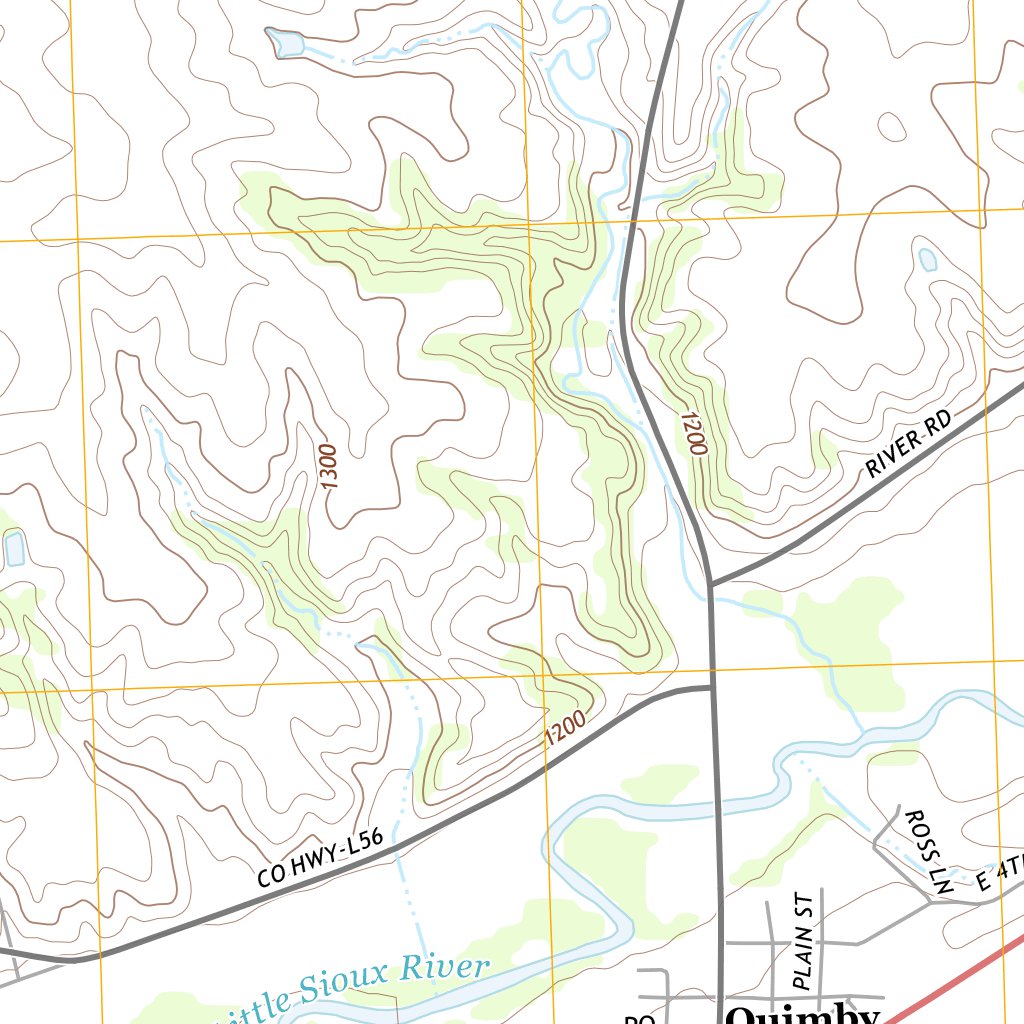 Quimby, IA (2013, 24000-Scale) Map by United States Geological Survey ...