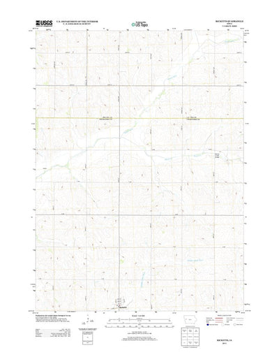 Ricketts, IA (2013, 24000-Scale) Map by United States Geological Survey ...