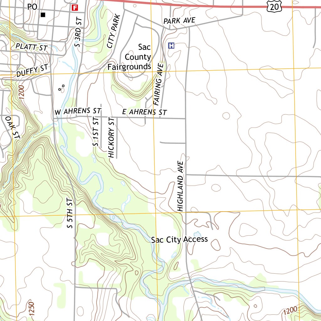 Sac City East, IA (2013, 24000-Scale) Map by United States Geological ...