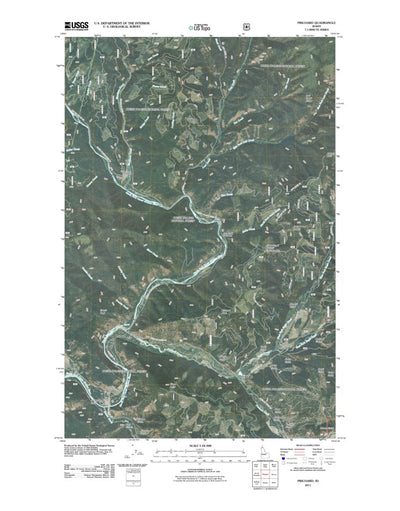 Prichard, ID (2011, 24000-Scale) Map by United States Geological Survey ...