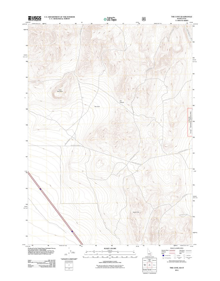 The Cove, ID-UT (2011, 24000-Scale) Map by United States Geological ...