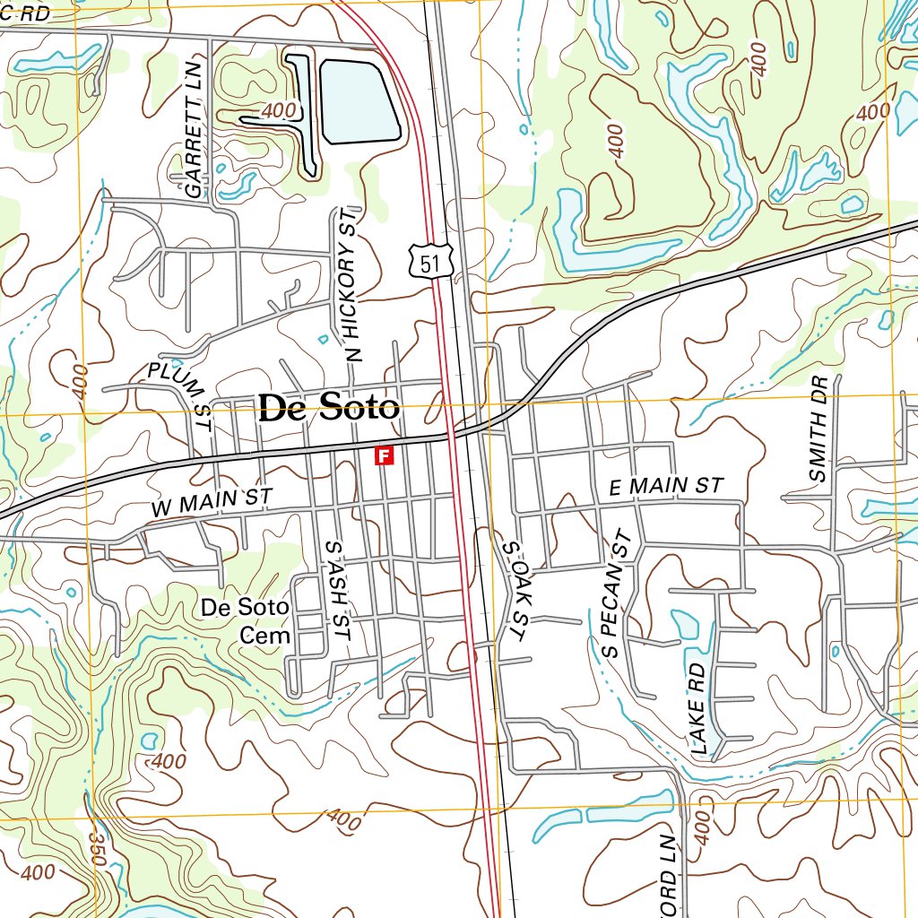 De Soto, IL (2012, 24000-Scale) Map by United States Geological Survey ...