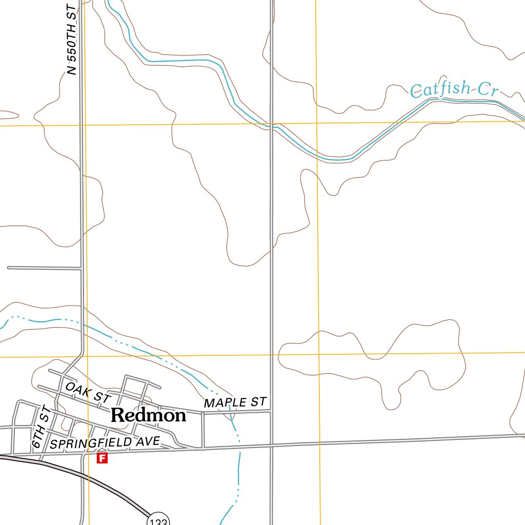 Redmon, IL (2012, 24000-Scale) Map by United States Geological Survey ...