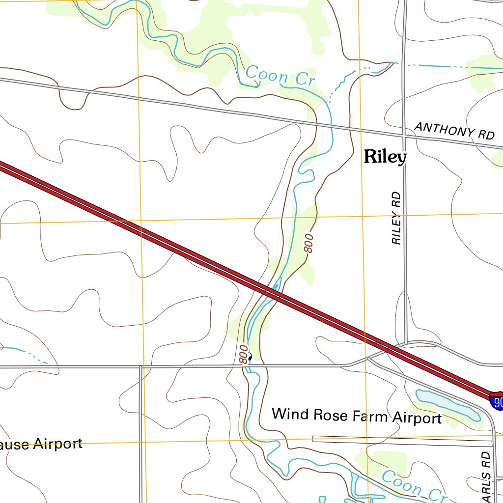 Riley, IL (2012, 24000-Scale) Map by United States Geological Survey ...