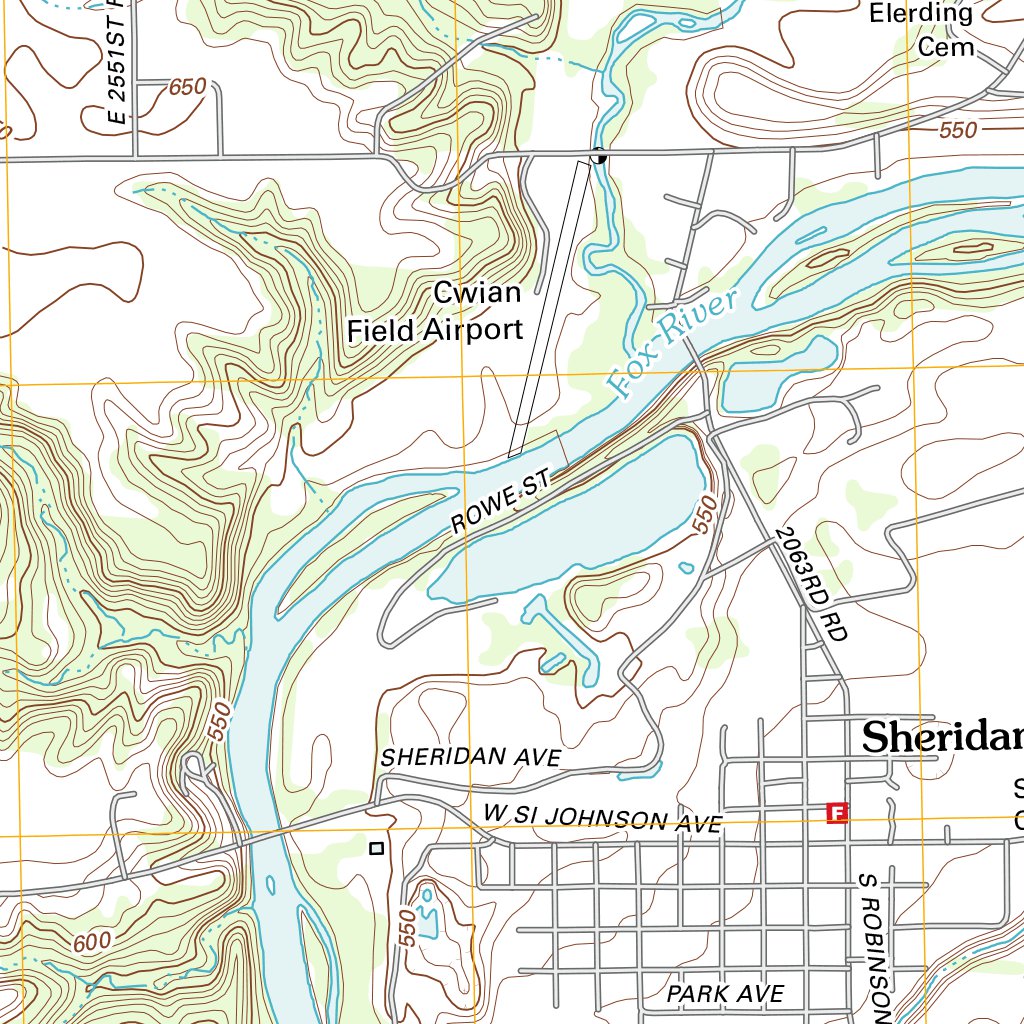 Sheridan, IL (2012, 24000-Scale) Map by United States Geological Survey ...