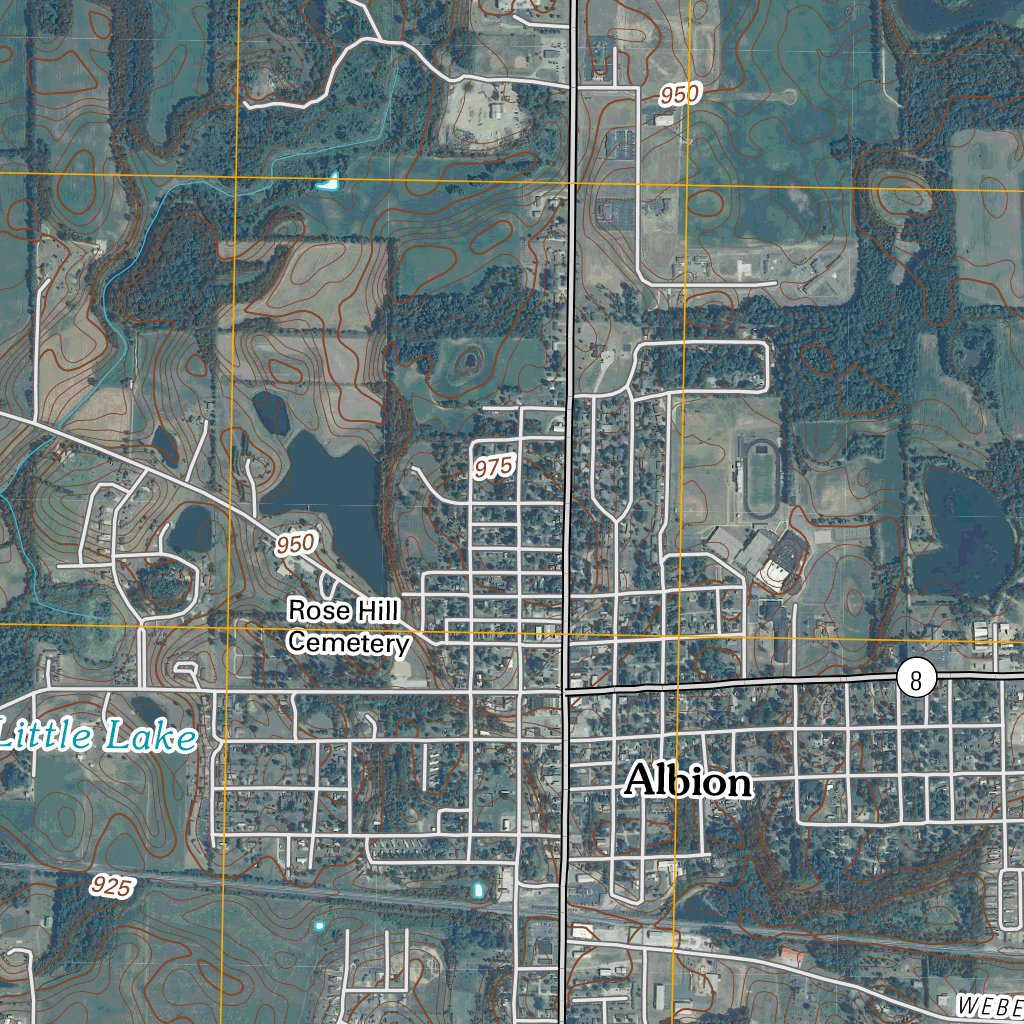 Albion, IN (2010, 24000-Scale) Map by United States Geological Survey ...