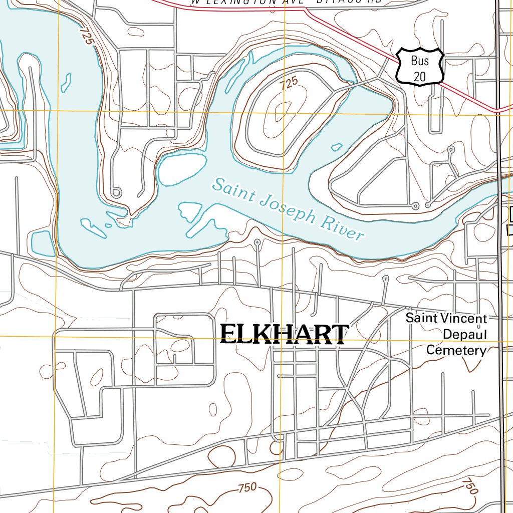 Osceola, IN (2011, 24000-Scale) Map by United States Geological Survey ...