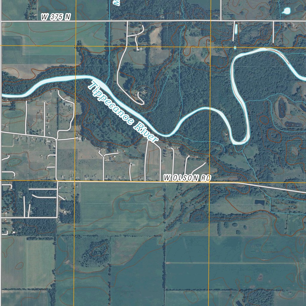 Pershing, IN (2010, 24000-Scale) Map by United States Geological Survey ...