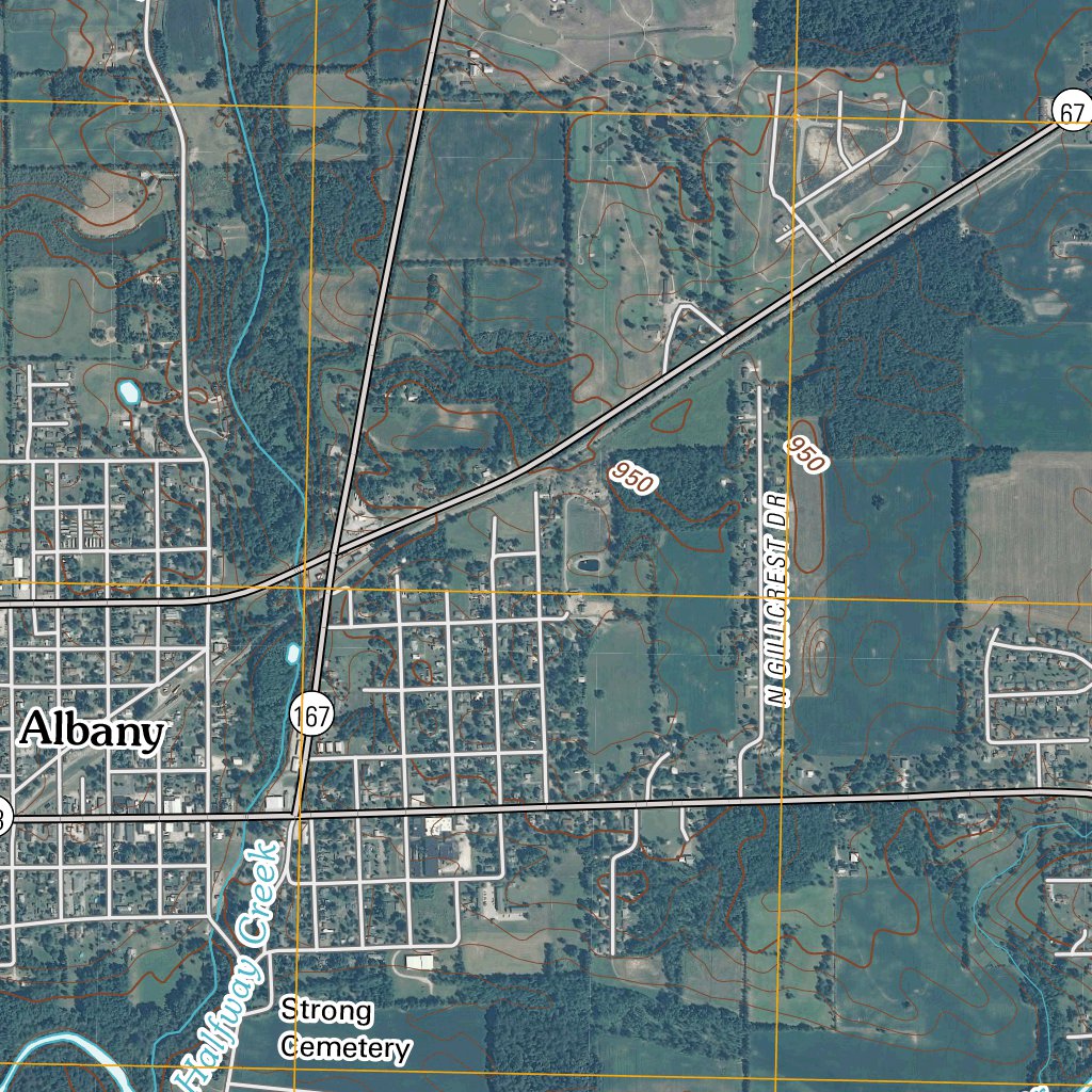 Redkey, IN (2010, 24000-Scale) Map by United States Geological Survey ...