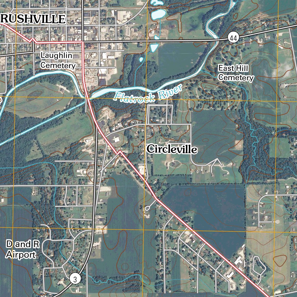 Rushville, IN (2010, 24000-Scale) Map by United States Geological ...