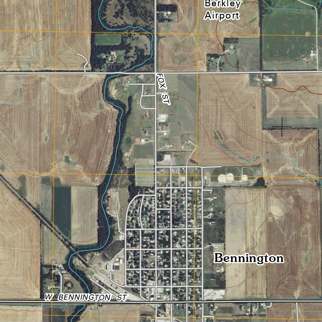 Bennington, KS (2009, 24000-Scale) Map by United States Geological ...