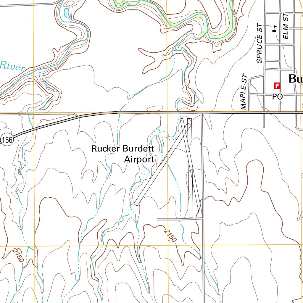 Burdett, KS (2012, 24000-Scale) Map by United States Geological Survey ...