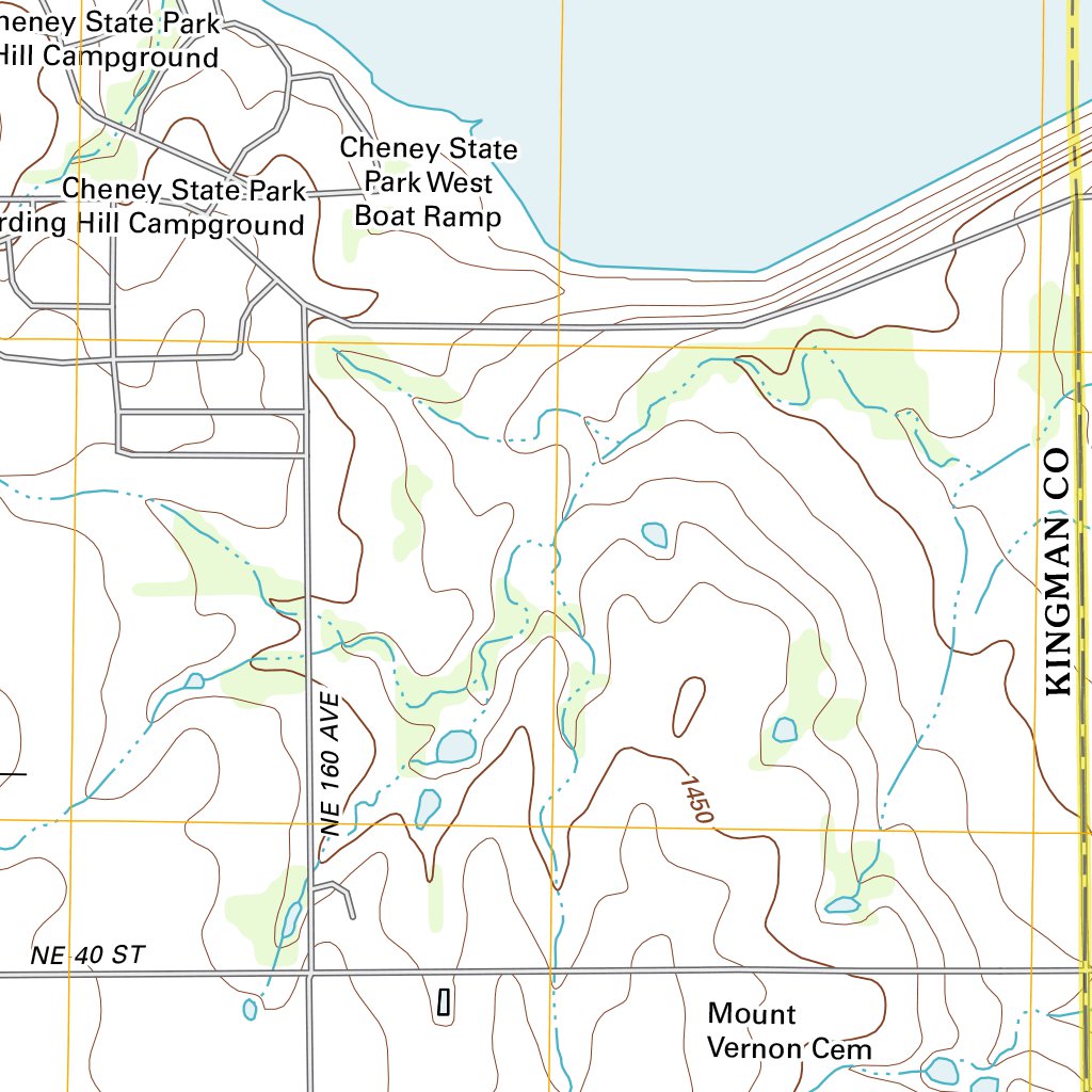 Cheney, KS (2012, 24000-Scale) Map by United States Geological Survey ...