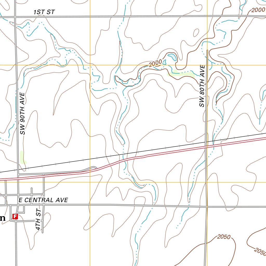 Cullison, KS (2012, 24000-Scale) Map by United States Geological Survey ...