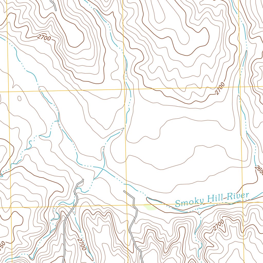 Elkader SW, KS (2012, 24000-Scale) Map by United States Geological ...