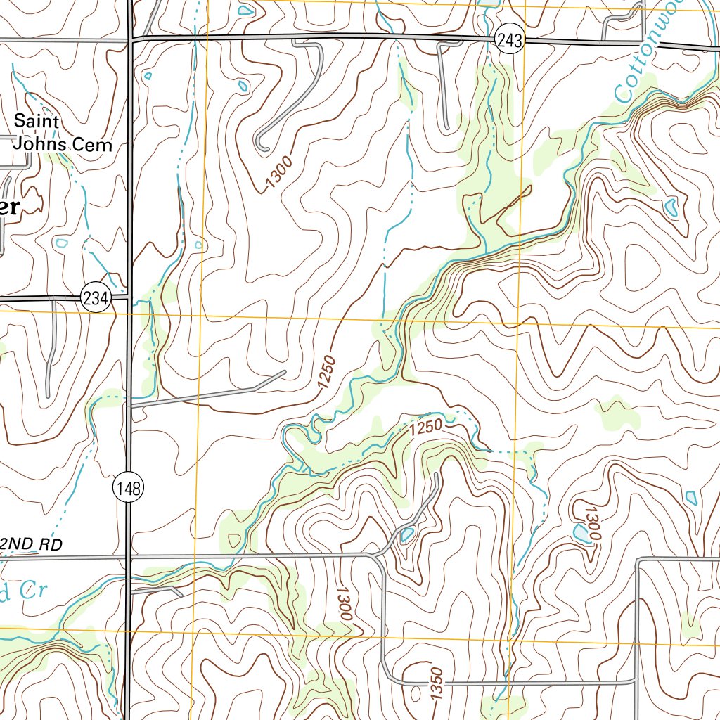 Hanover East, KS (2012, 24000-Scale) Map by United States Geological ...