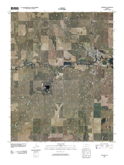 Jetmore, KS (2009, 24000-Scale) Map by United States Geological Survey ...