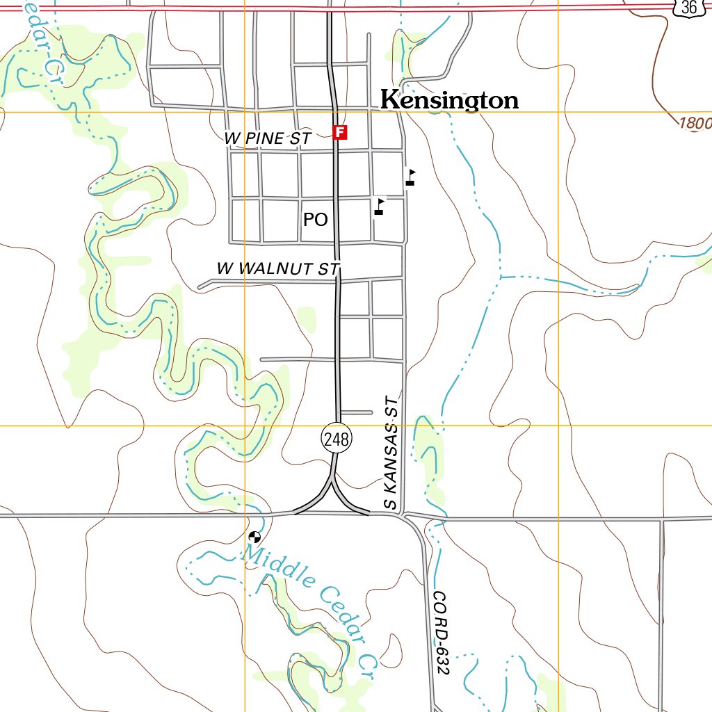 Kensington, KS (2012, 24000-Scale) Map by United States Geological ...