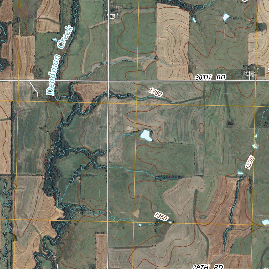 Kimeo, KS (2009, 24000-Scale) Map by United States Geological Survey ...
