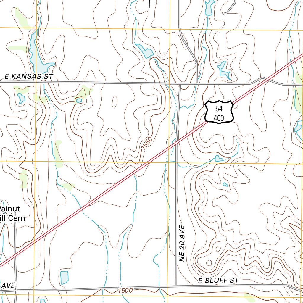Kingman, KS (2012, 24000-Scale) Map by United States Geological Survey ...
