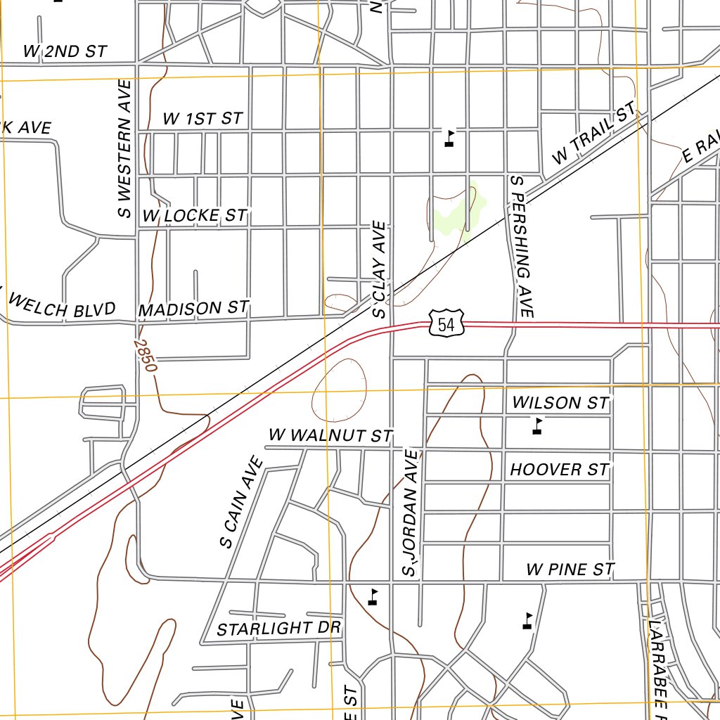 Liberal, KS (2012, 24000-Scale) Map by United States Geological Survey ...