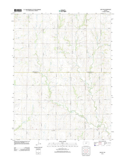 Linn SE, KS (2012, 24000-Scale) Map by United States Geological Survey ...