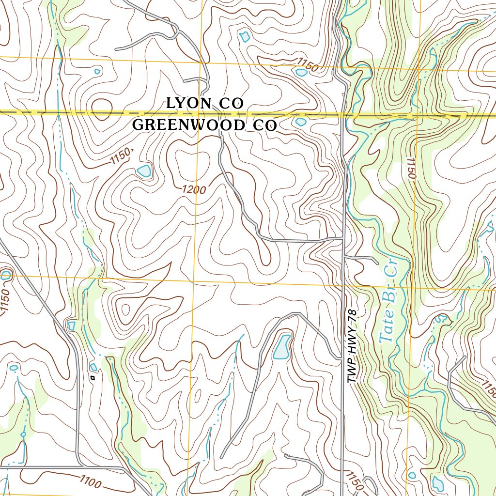Madison, KS (2012, 24000-Scale) Map by United States Geological Survey ...