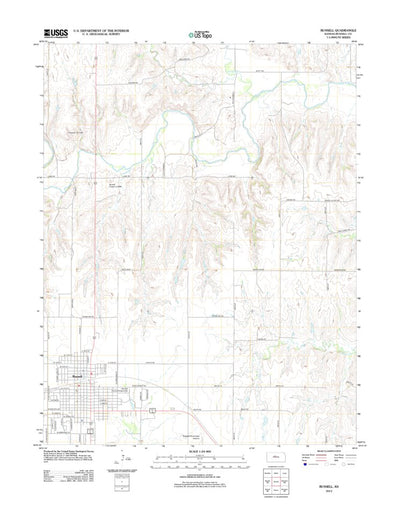 Russell, KS (2012, 24000-Scale) Map by United States Geological Survey ...