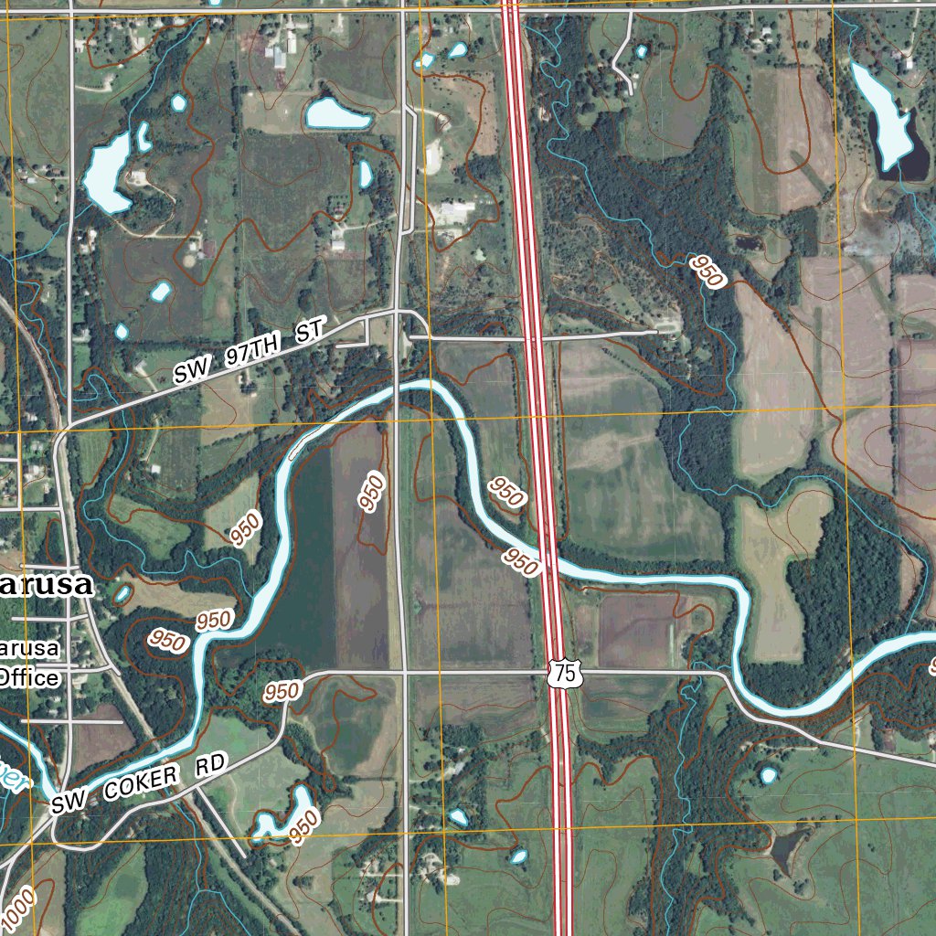 Wakarusa, KS (2009, 24000-Scale) Map by United States Geological Survey ...