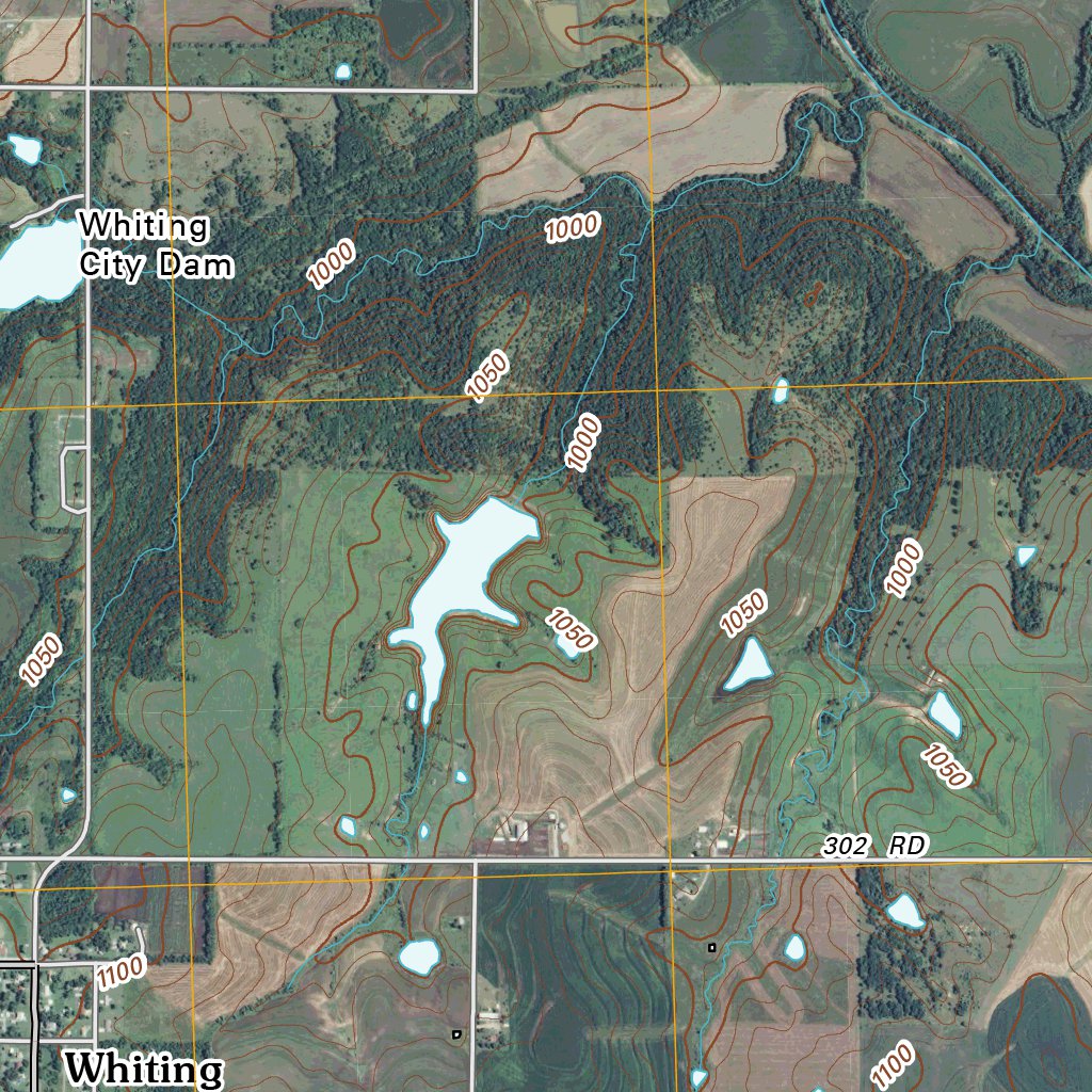 Whiting, KS (2009, 24000-Scale) Map by United States Geological Survey ...