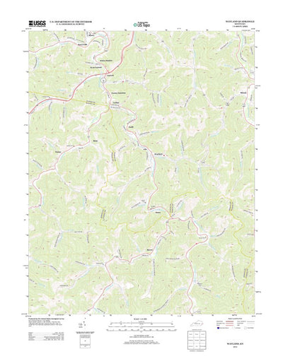 Wayland, KY (2013, 24000-Scale) Map by United States Geological Survey ...